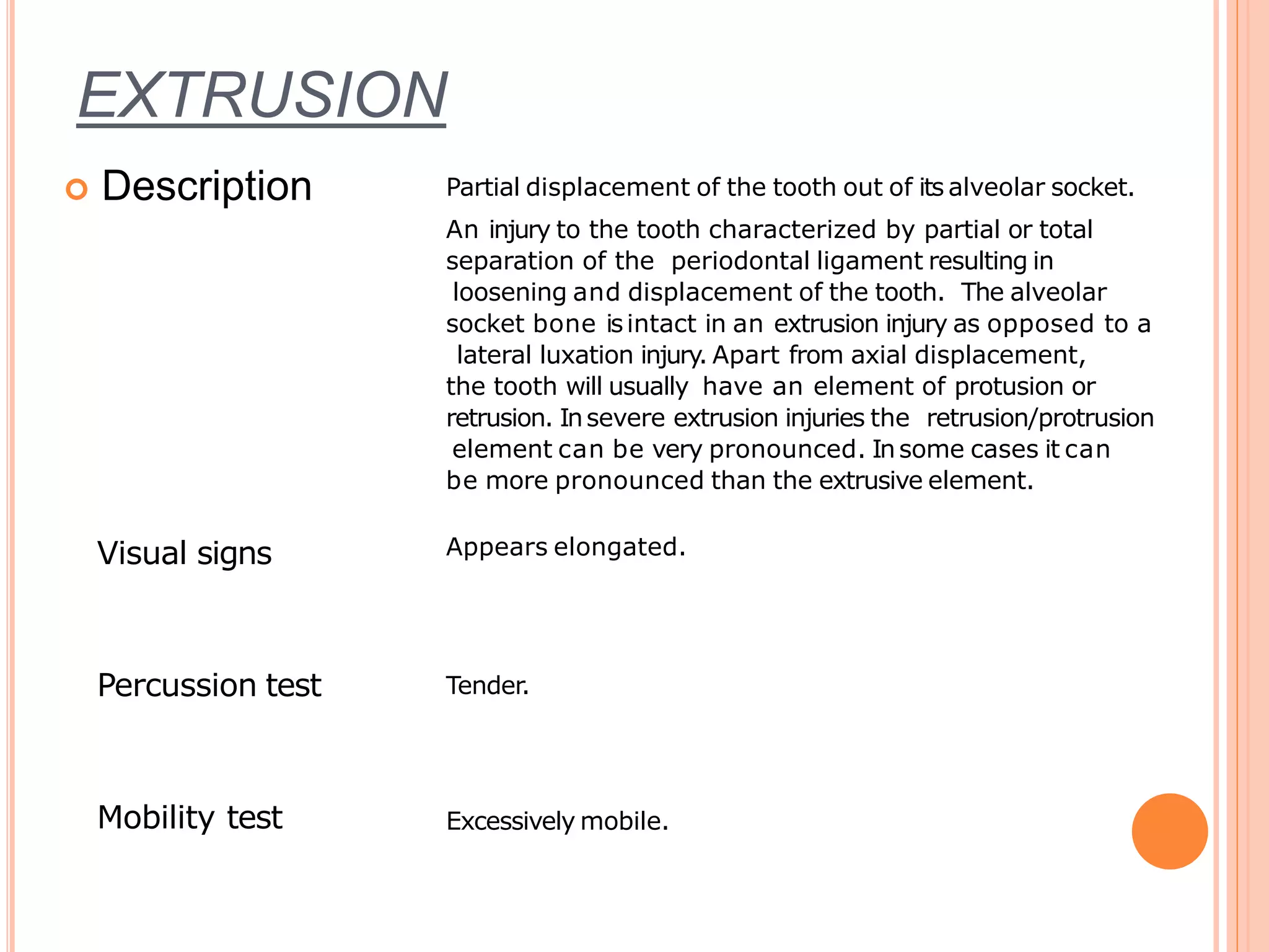 Traumatic injuries in pediatric dentistry | PPTX