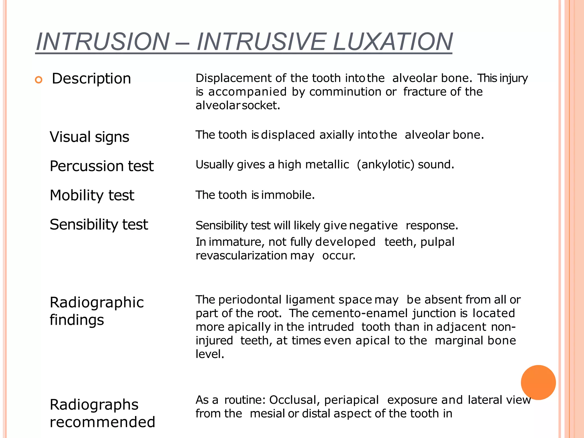 Traumatic injuries in pediatric dentistry | PPTX