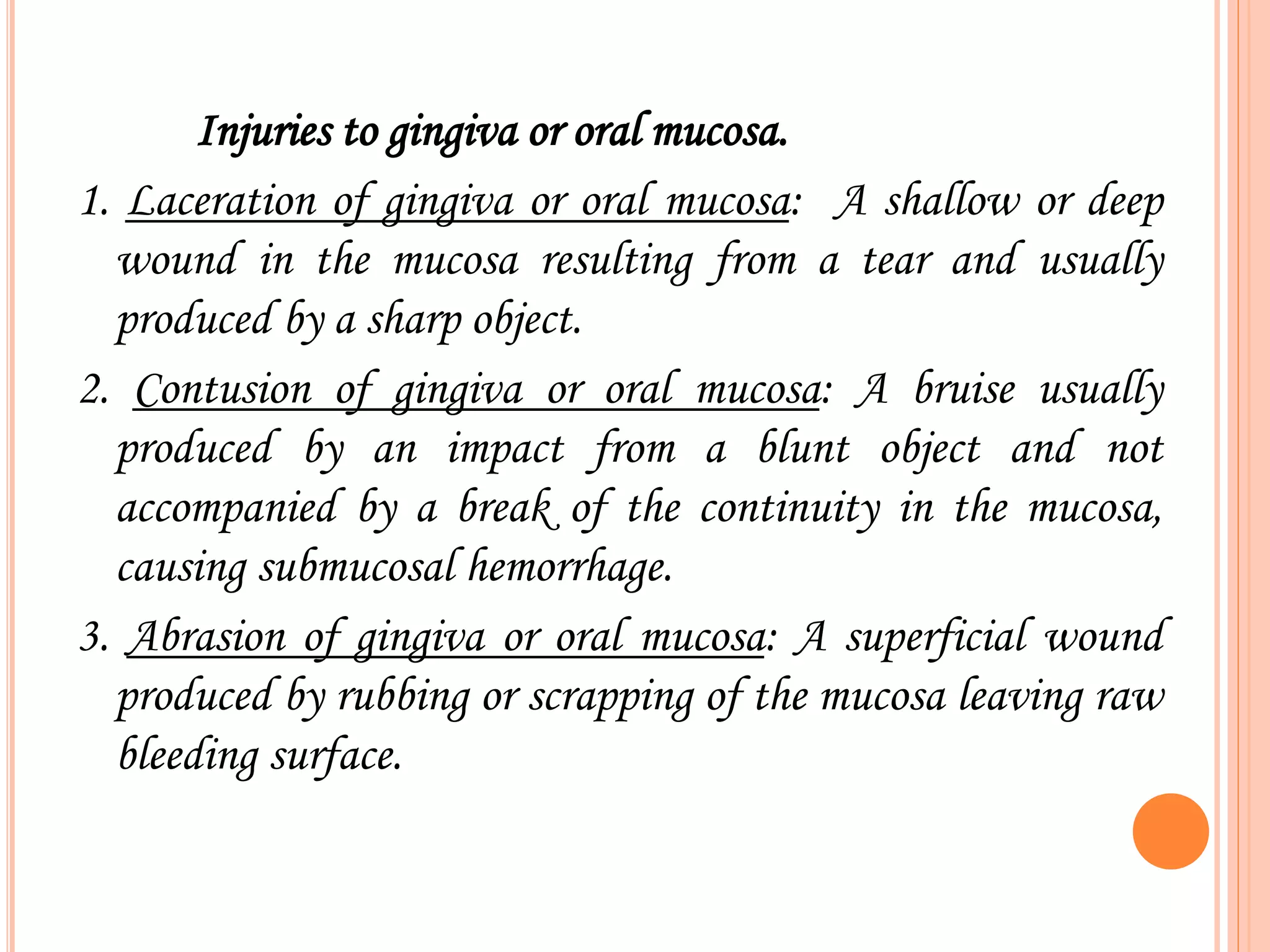 Traumatic injuries in pediatric dentistry | PPTX