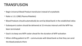 Trauma Shock Resuscitation and Massive Transfusion Protocols.pptx