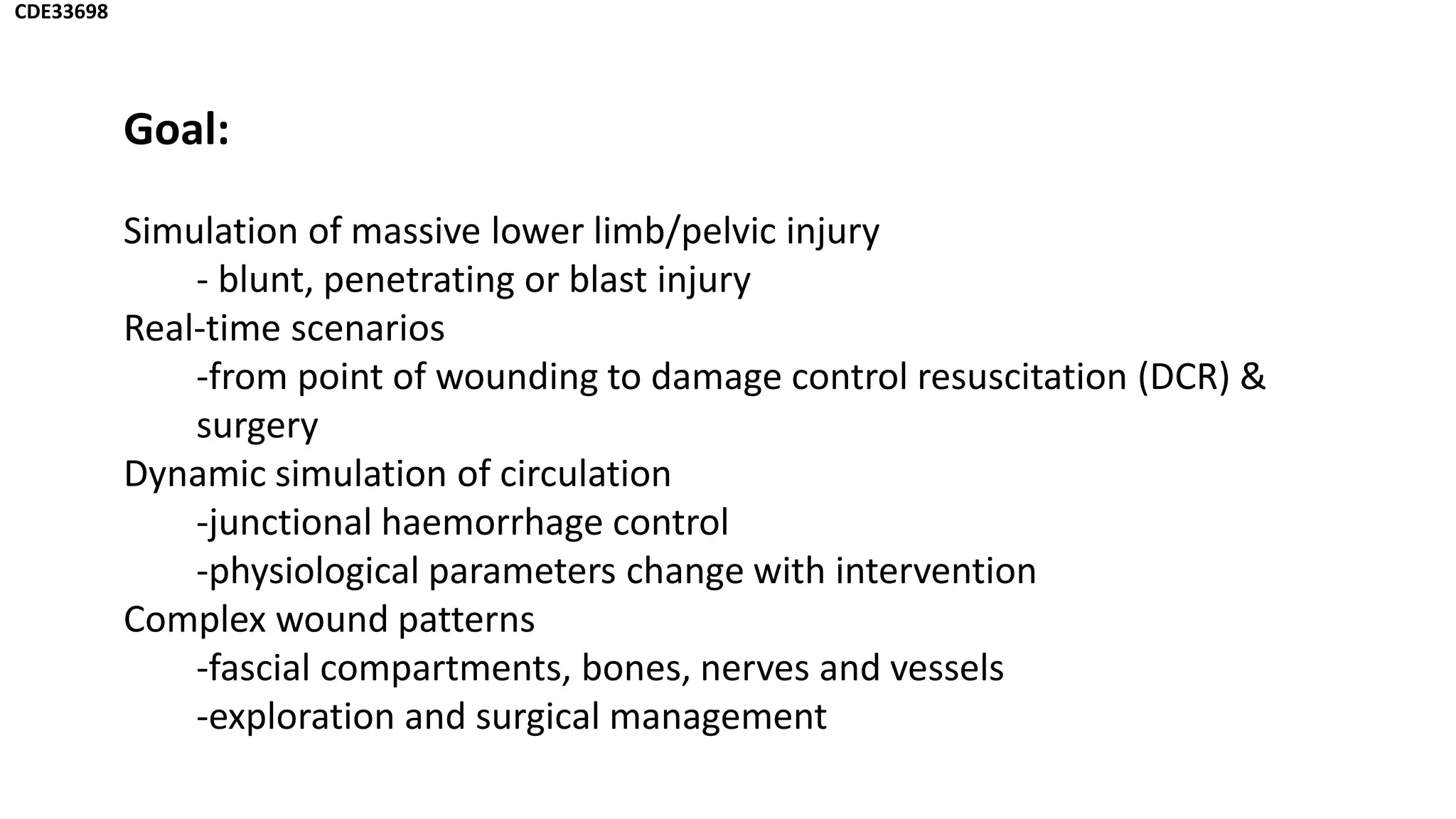 Developing realistic trauma simulation models | PDF