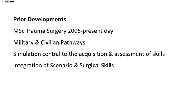 Developing realistic trauma simulation models | PPT