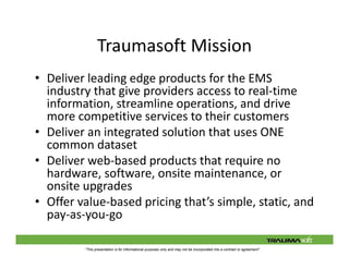 Trauma Soft Powerpoint Chicago June 2011 V Linkedin Version 1 | PPT