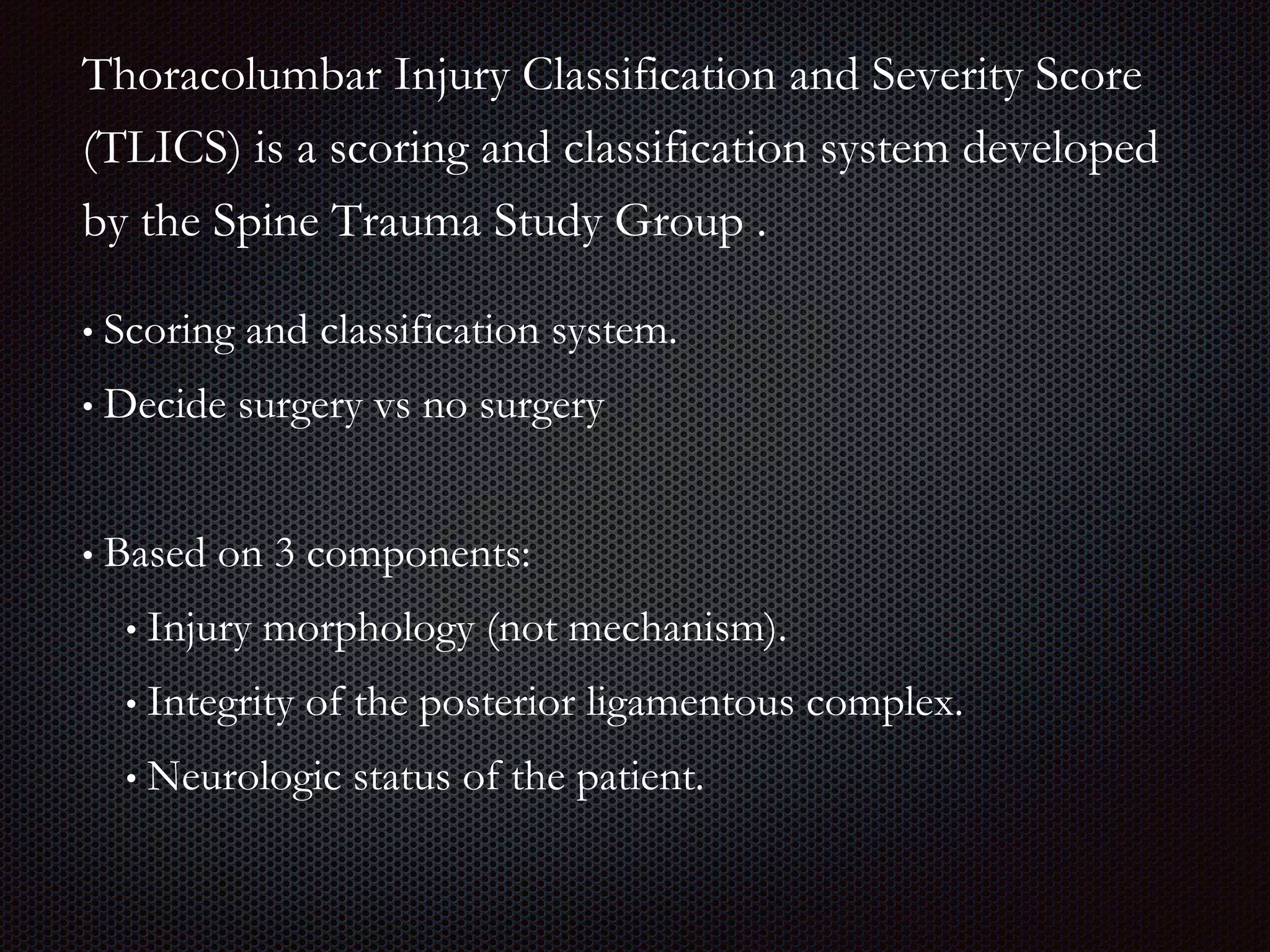 Imaging of thoracic spine Trauma | PPTX