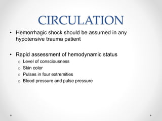 Trauma survey | PPTX