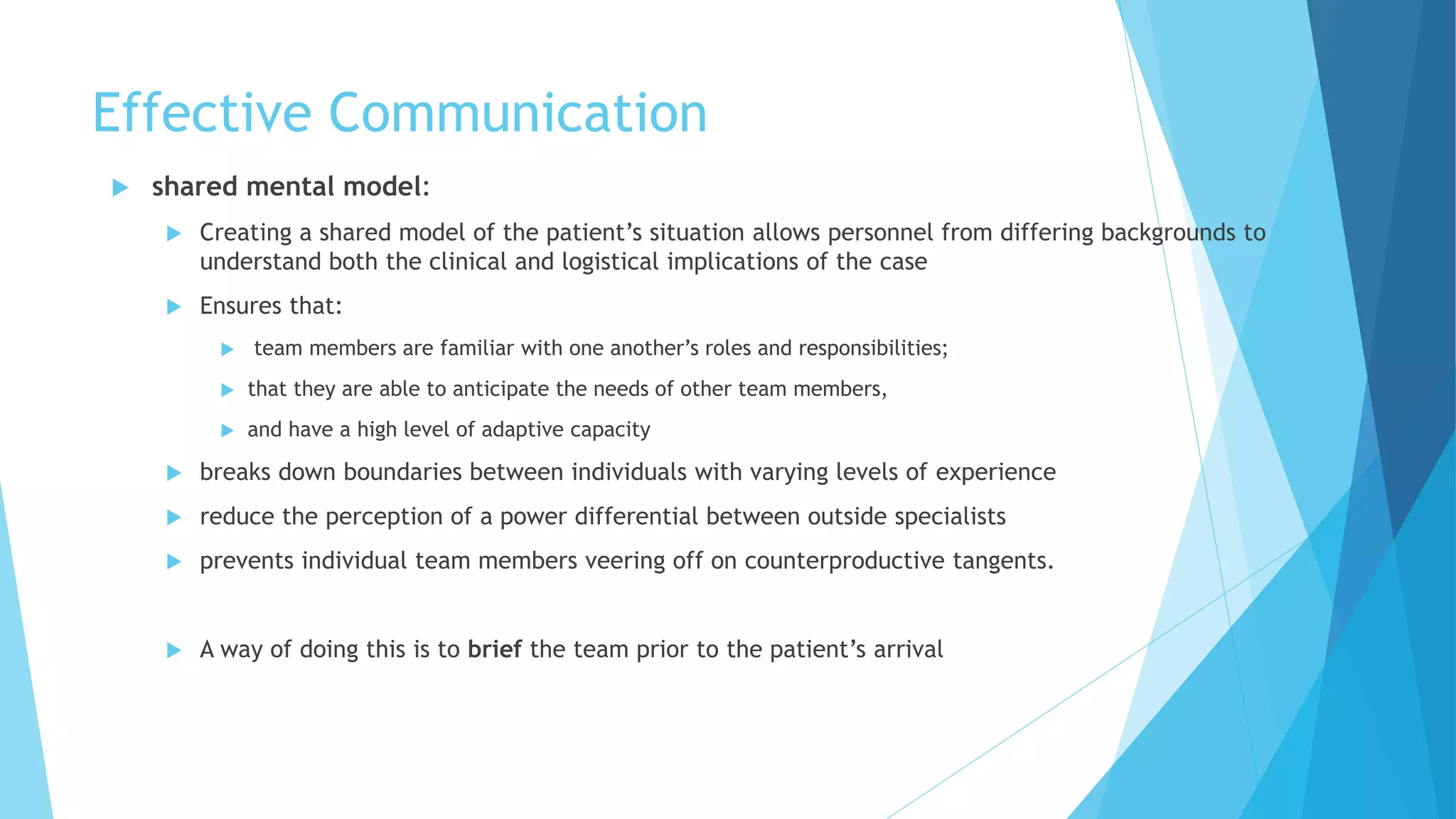 Trauma teams | PPTX