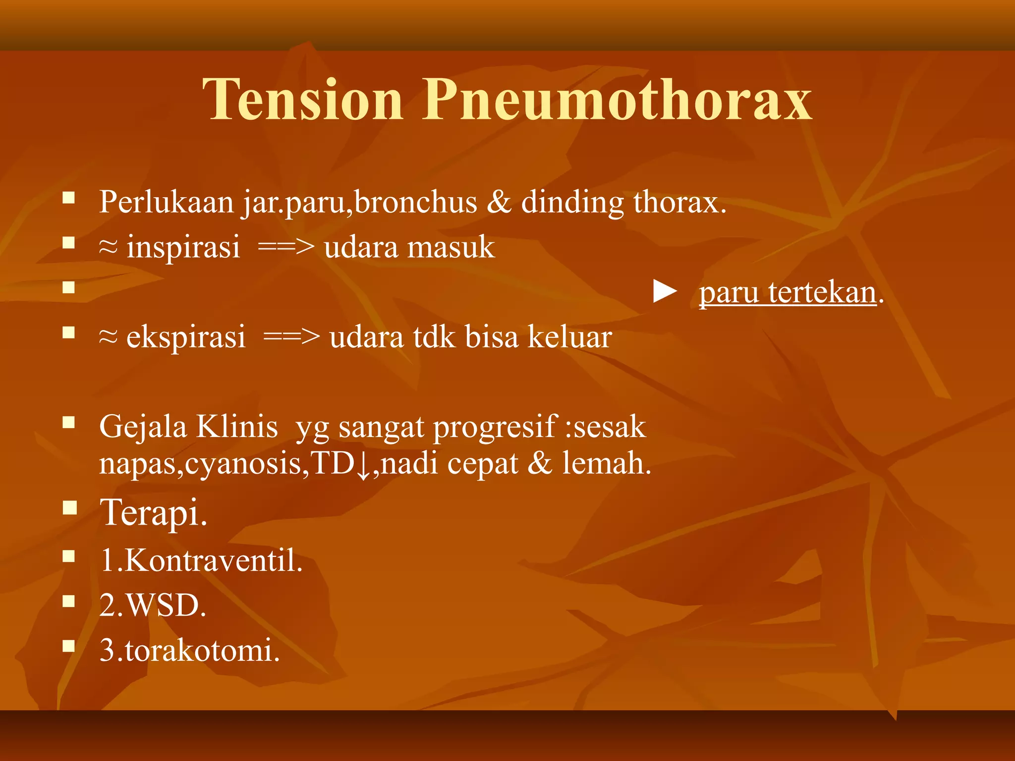 Trauma thorax | PPT