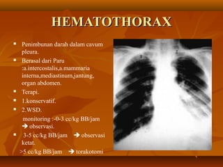 Trauma thorax | PPT