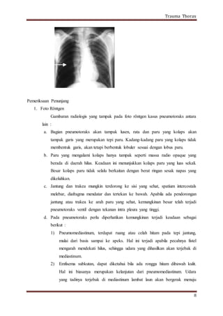 Trauma thorax | DOCX