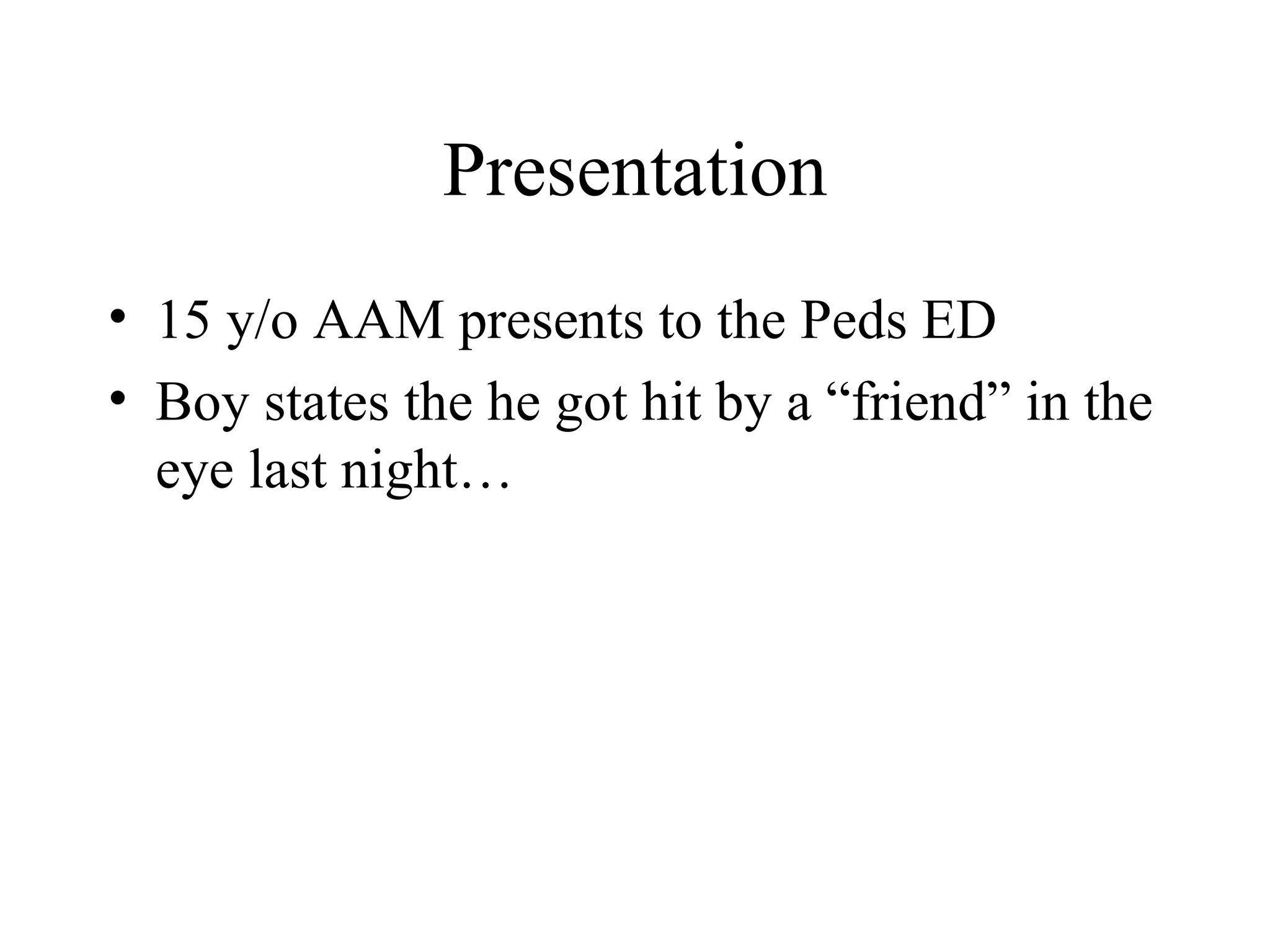 Traumatic Hyphema | PPT