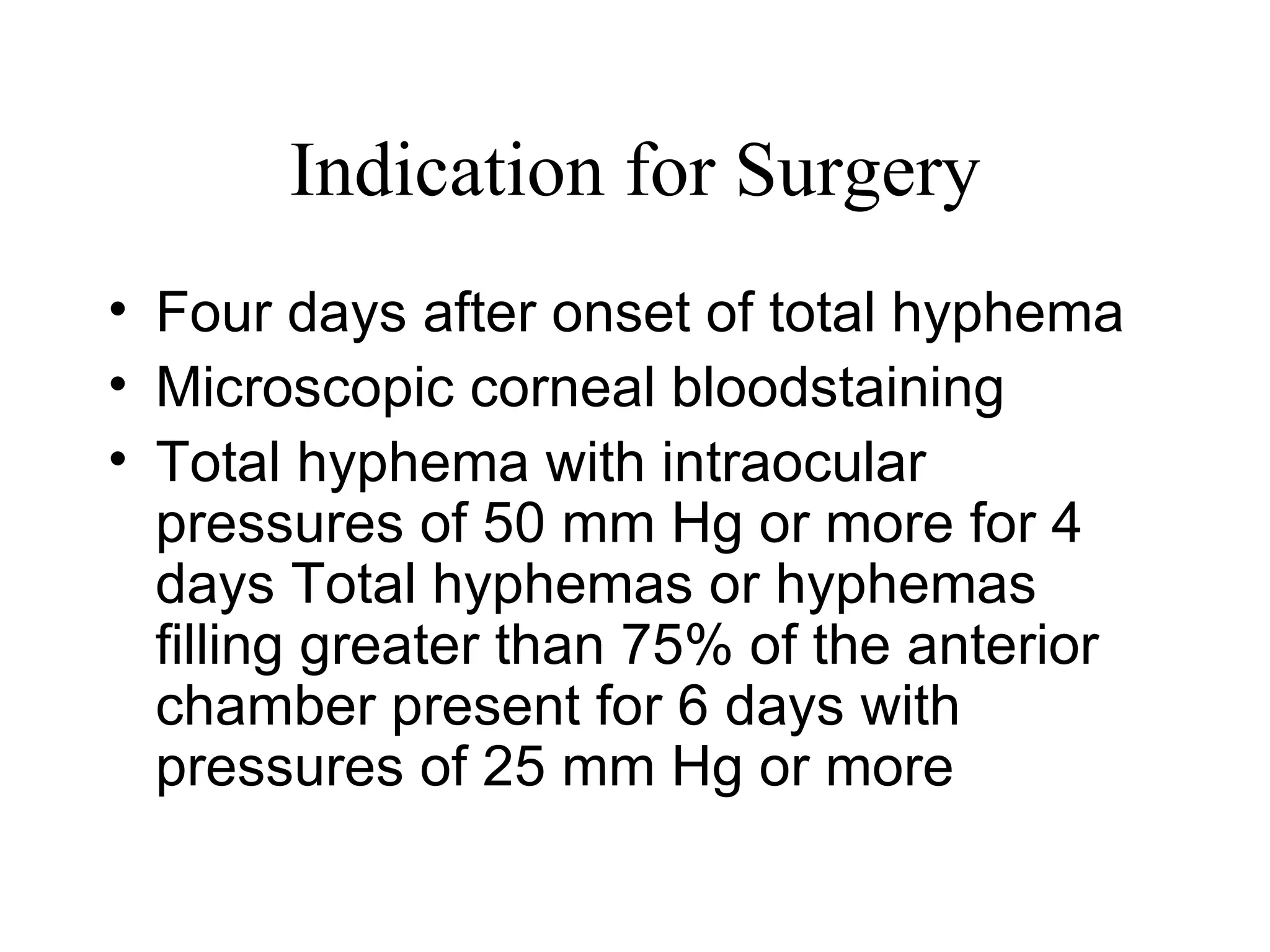 Traumatic Hyphema | PPT