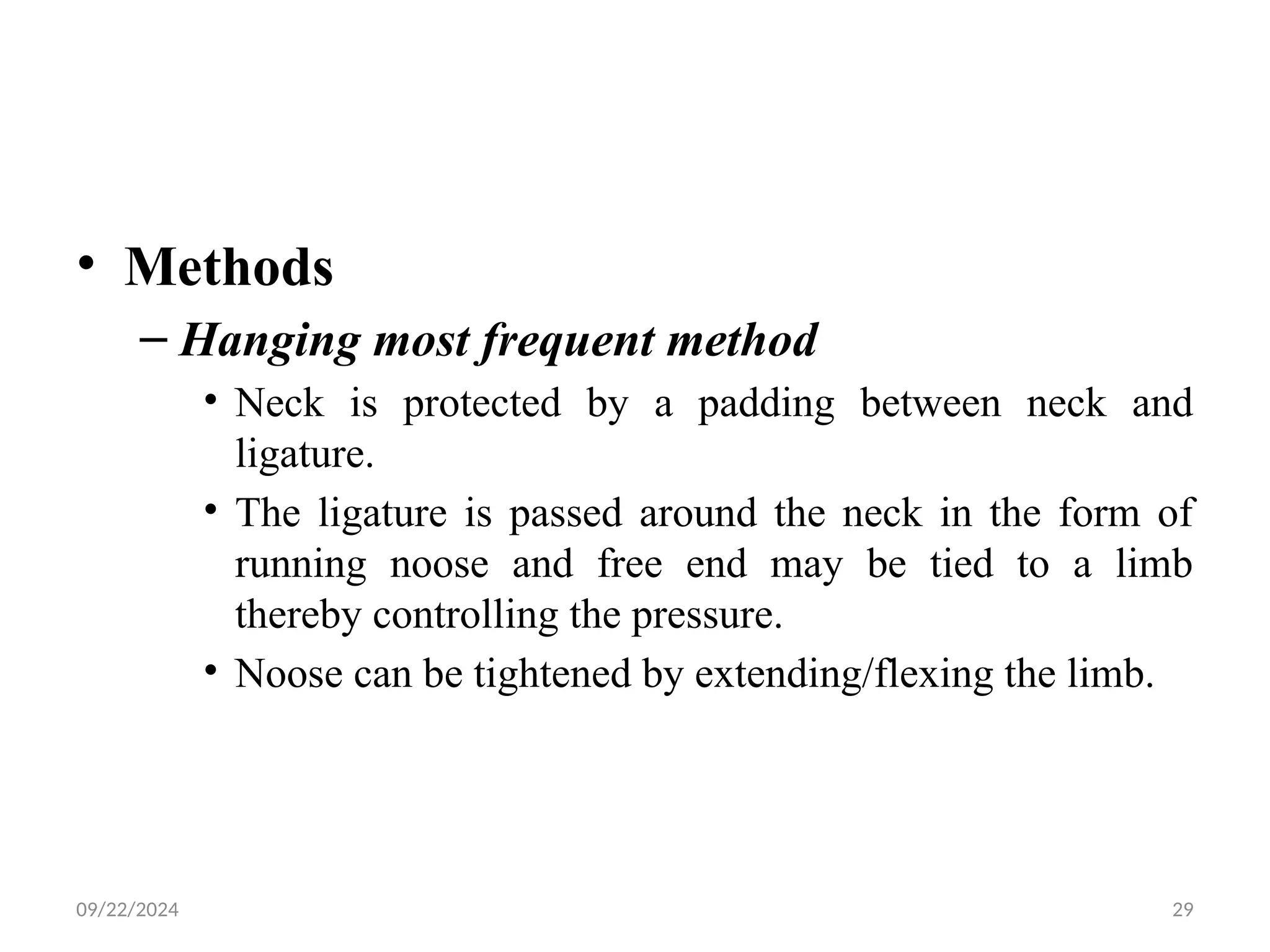 Traumatic and sexual asphyxia Forensic Medicine | PPTX