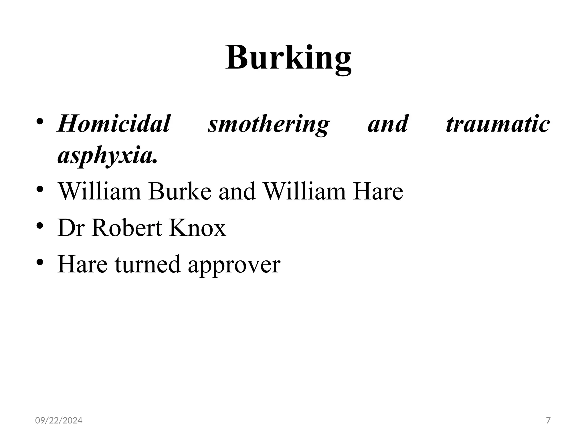 Traumatic and sexual asphyxia Forensic Medicine | PPTX