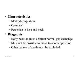 Traumatic and sexual asphyxia Forensic Medicine | PPTX