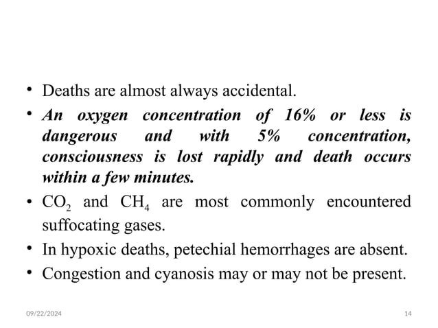 Traumatic and sexual asphyxia Forensic Medicine | PPTX