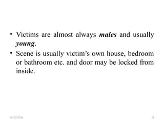 Traumatic and sexual asphyxia Forensic Medicine | PPTX