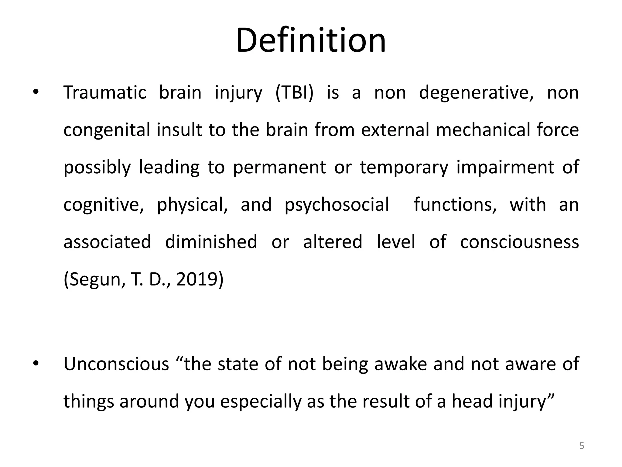 Physiotherapy assessment Traumatic brain injury | PPTX