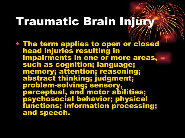 Traumatic brain injury | PPT