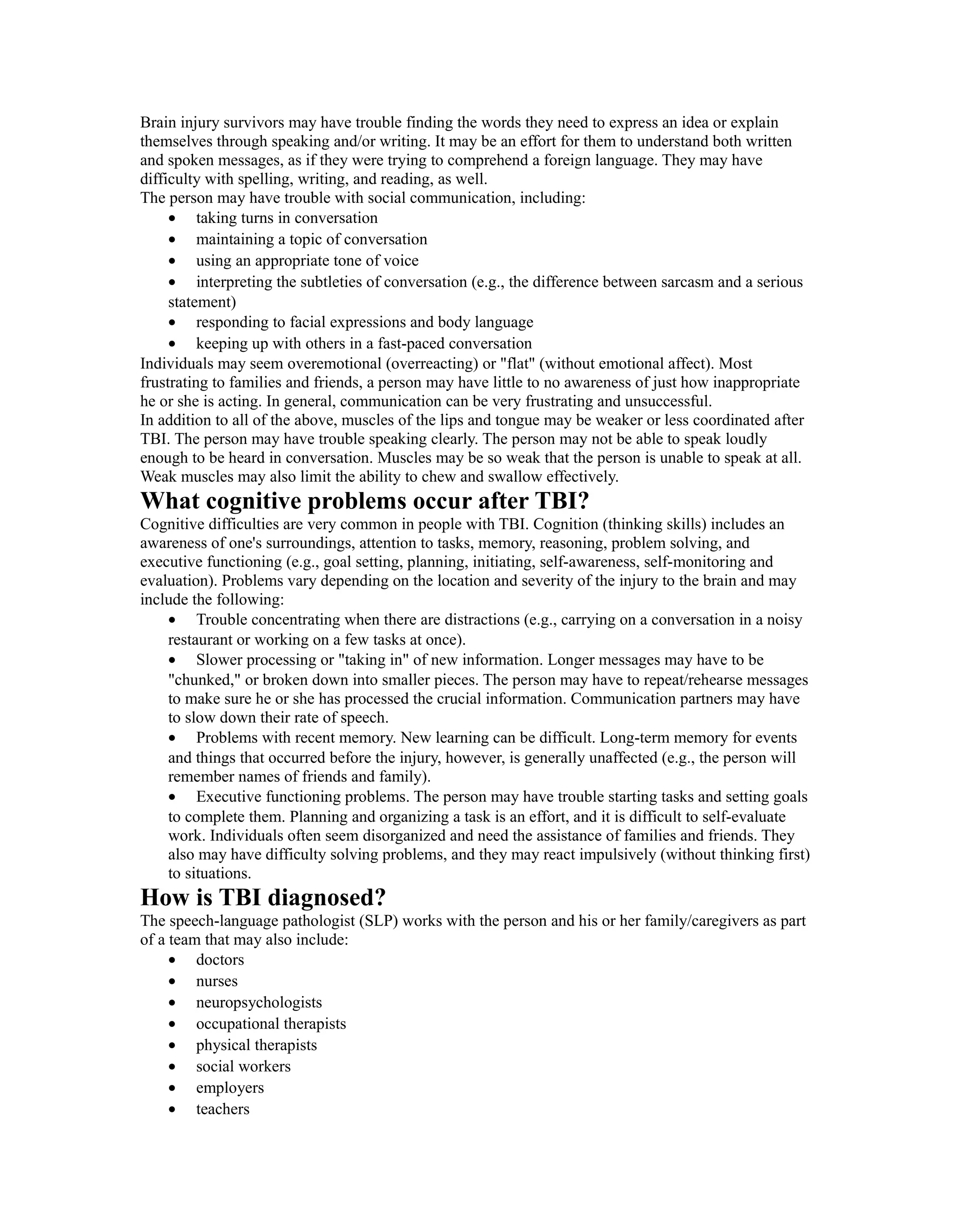 Traumatic brain injury | PDF