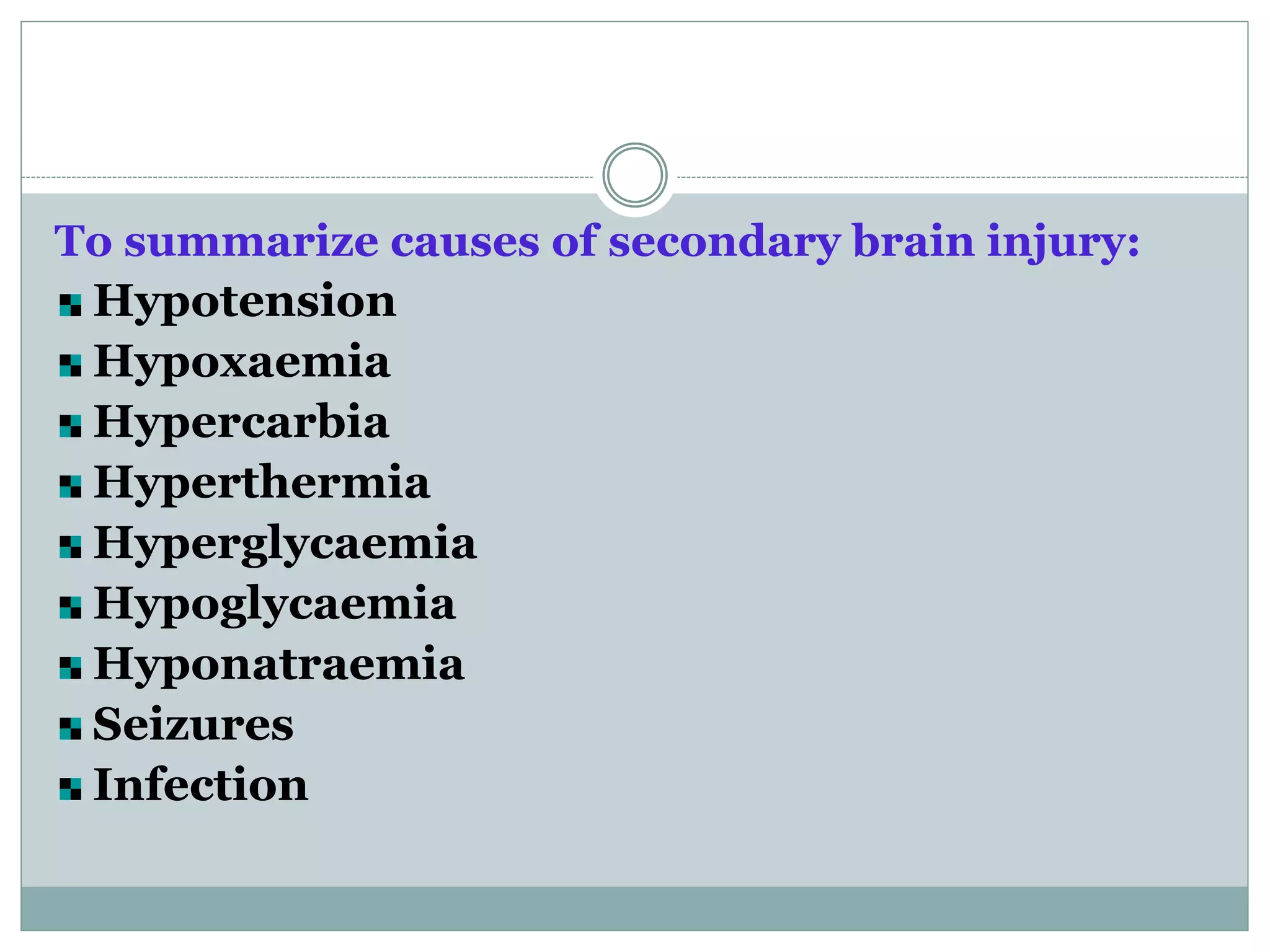 Traumatic brain injury | PPTX