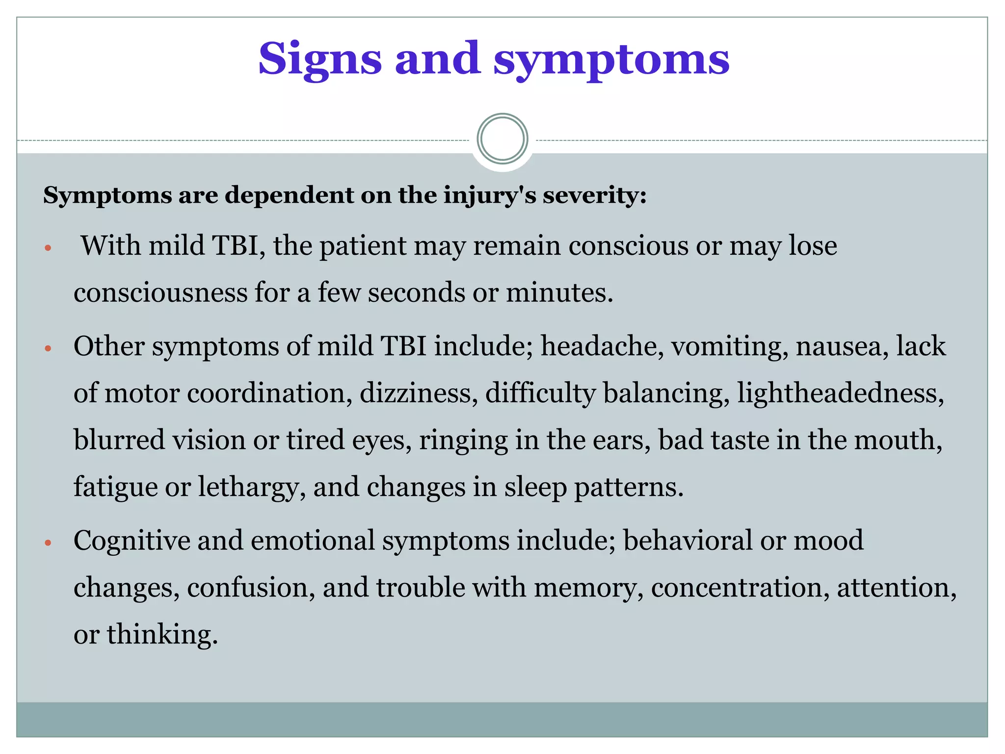 Traumatic brain injury | PPTX