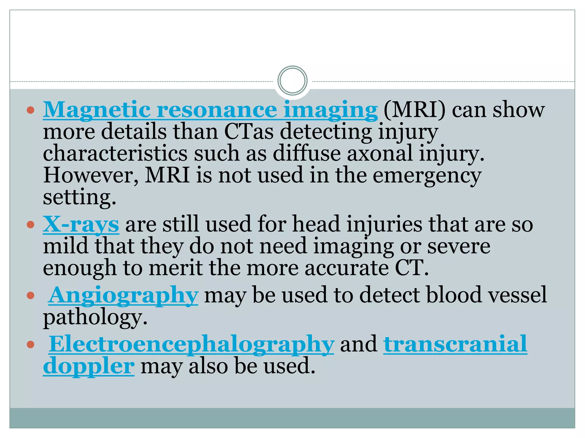 Traumatic brain injury | PPTX