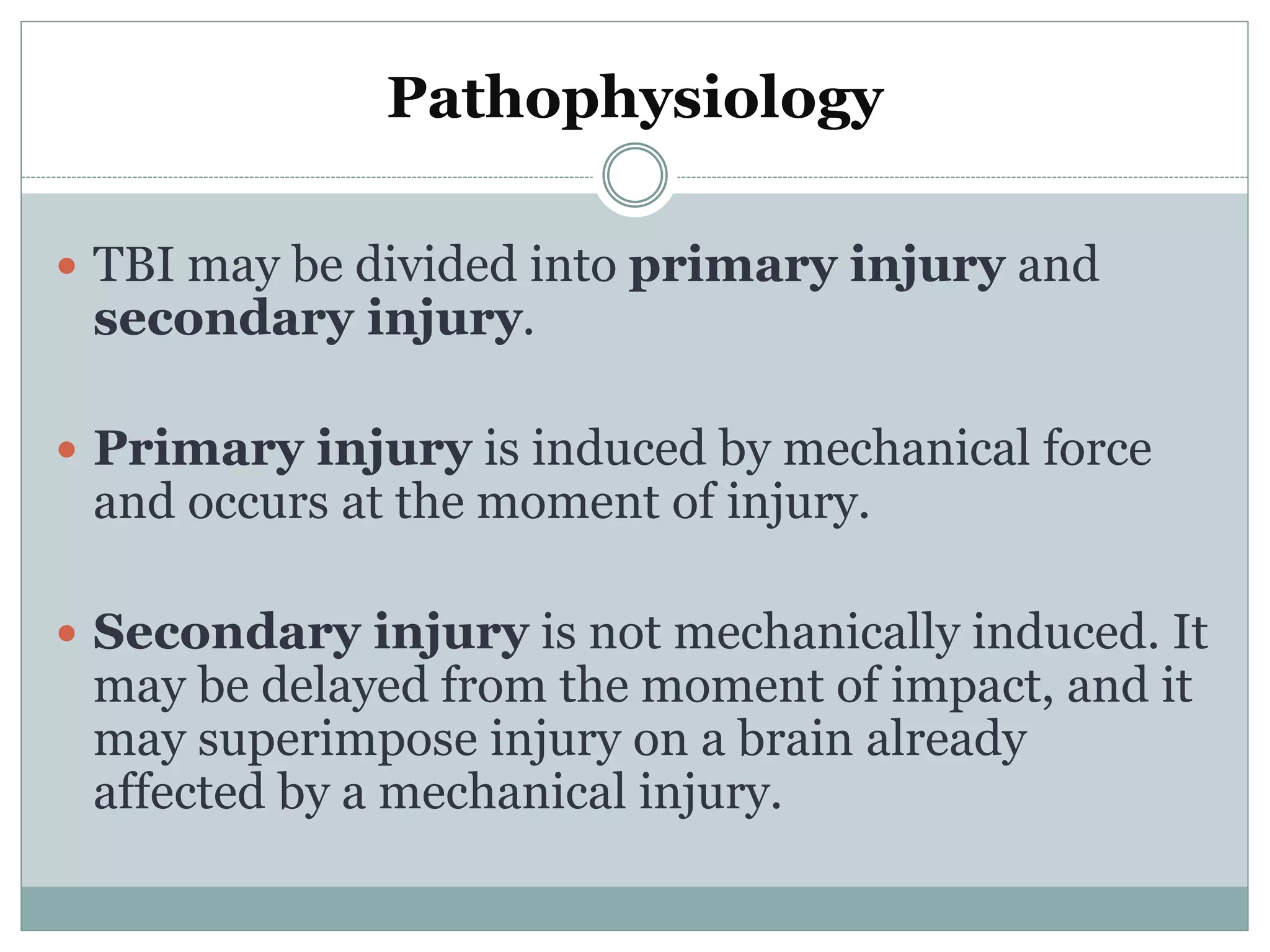 Traumatic brain injury | PPTX