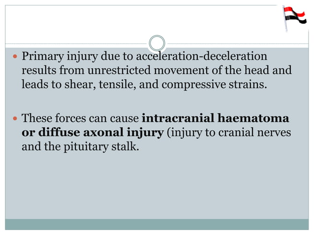 Traumatic brain injury | PPTX