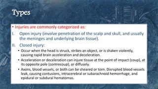 Traumatic brain injury (TBI) | PPTX