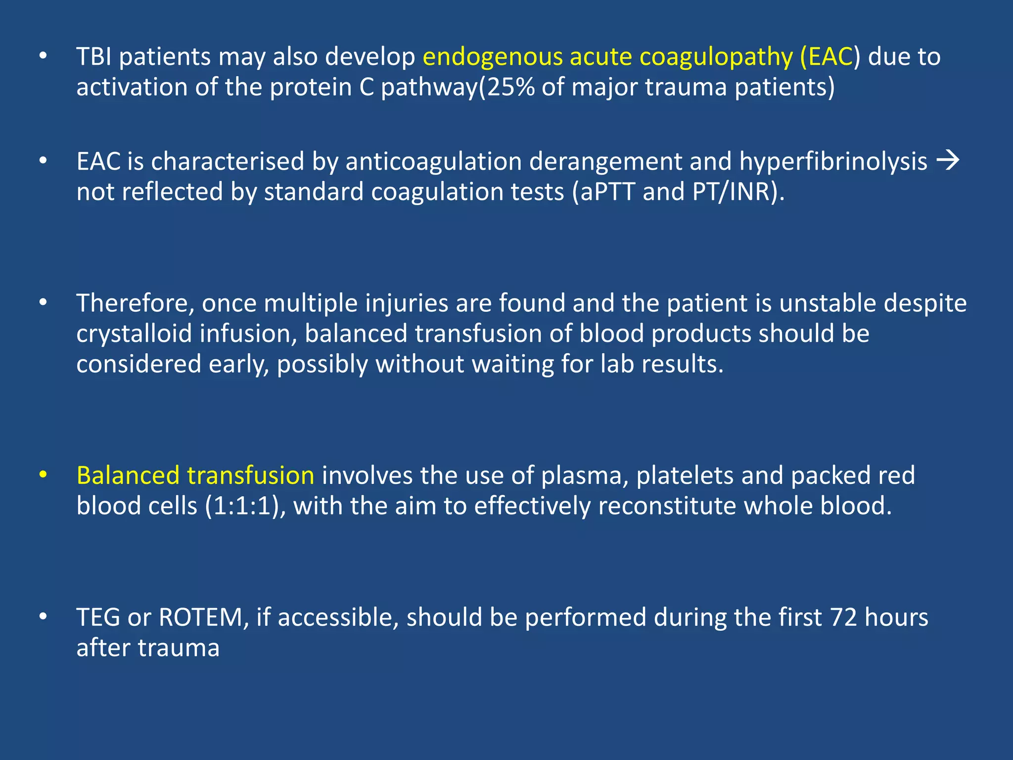 Traumatic brain injury | PPTX