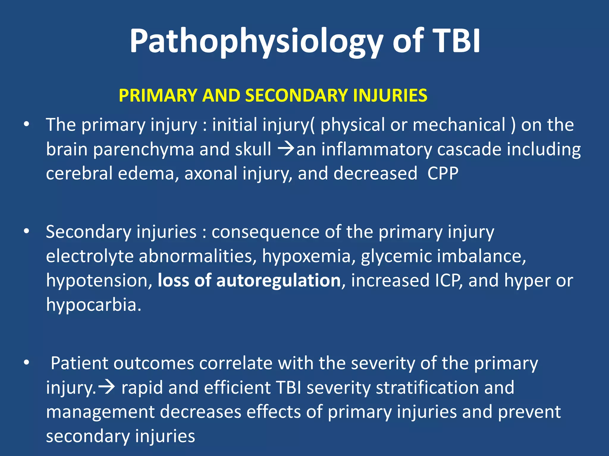 Traumatic brain injury | PPTX