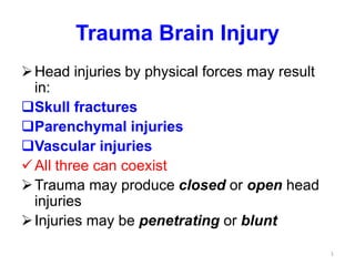 Traumatic brain injury | PPTX