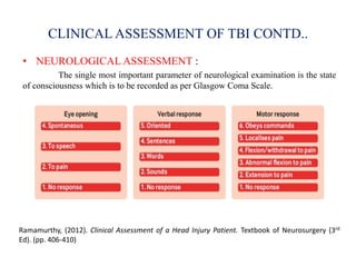 Traumatic Brain Injury | PPTX