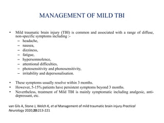 Traumatic Brain Injury | PPTX