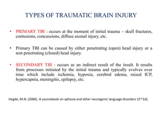 Traumatic Brain Injury | PPTX