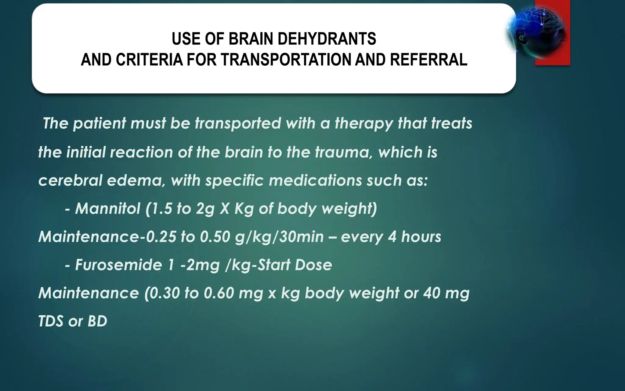 TRAUMATIC BRAIN INJURY AND GLASGOW COMA SCALE.DR. DAMIAN LASTRA COPELLO ...