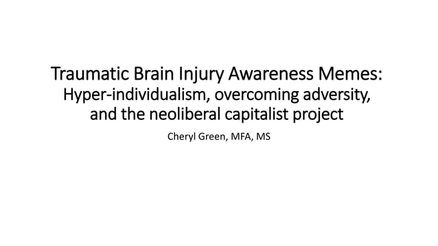 Traumatic Brain Injury Awareness Memes by Cheryl Green | PPT