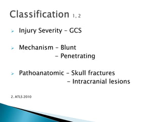 Traumatic brain injury | PPT