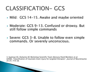 Traumatic brain injury | PPT