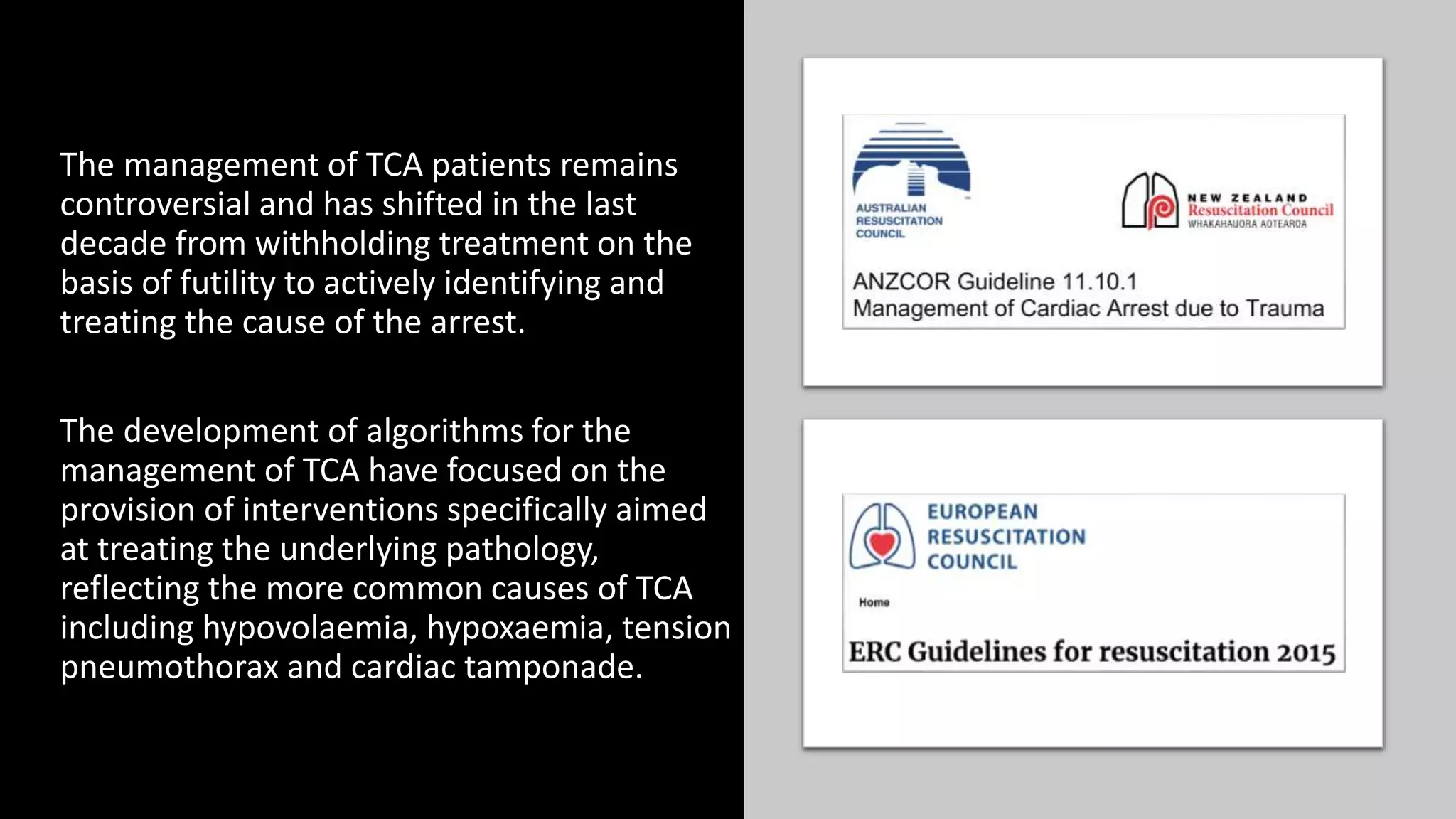 EMS Management of Traumatic Cardiac Arrest | PPTX