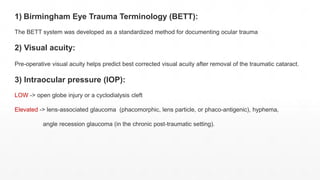 Traumatic Cataract.pptx