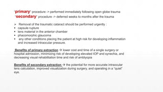 Traumatic Cataract.pptx