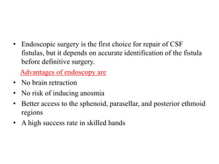 Traumatic csf fistula.pptx