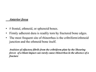 Traumatic csf fistula.pptx
