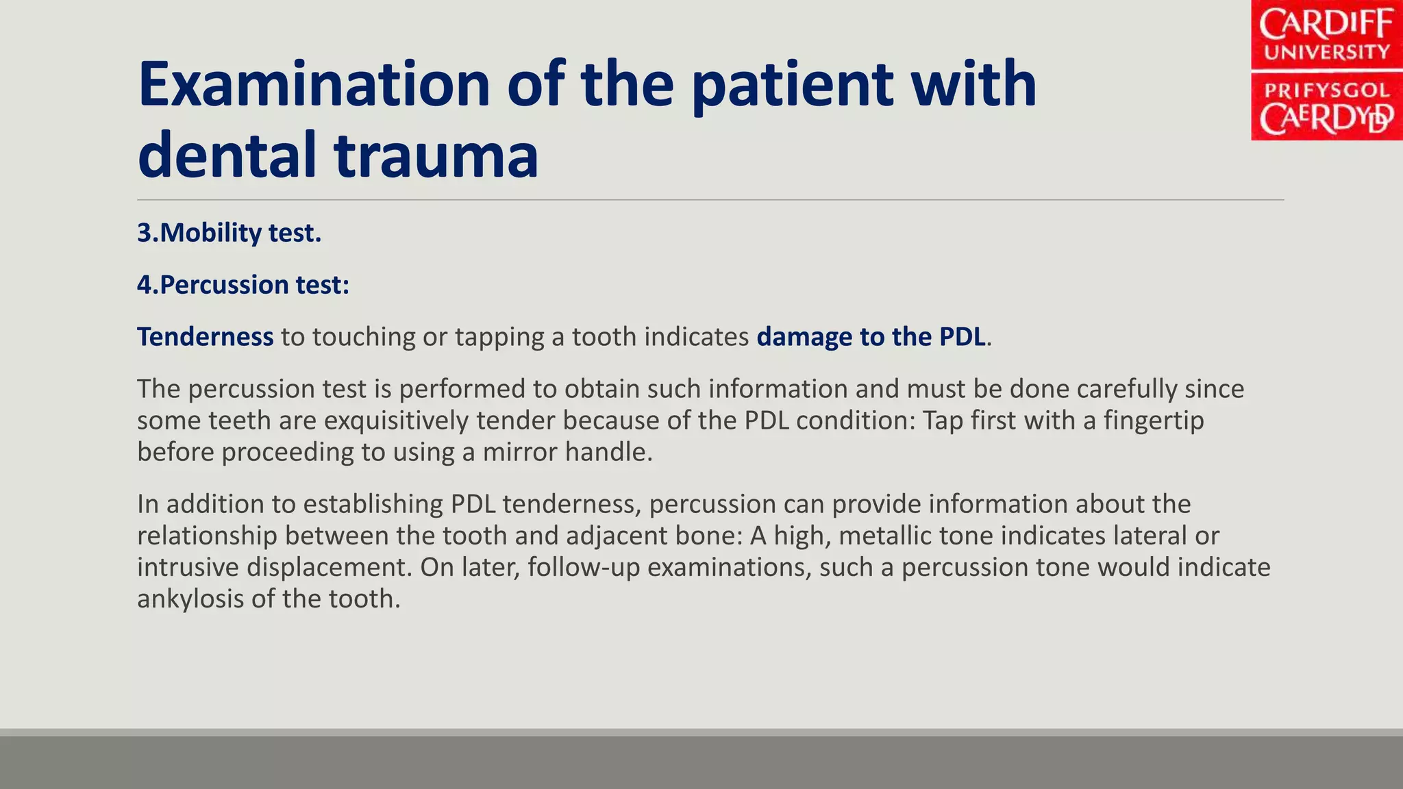 Traumatic dental injuries | PPTX
