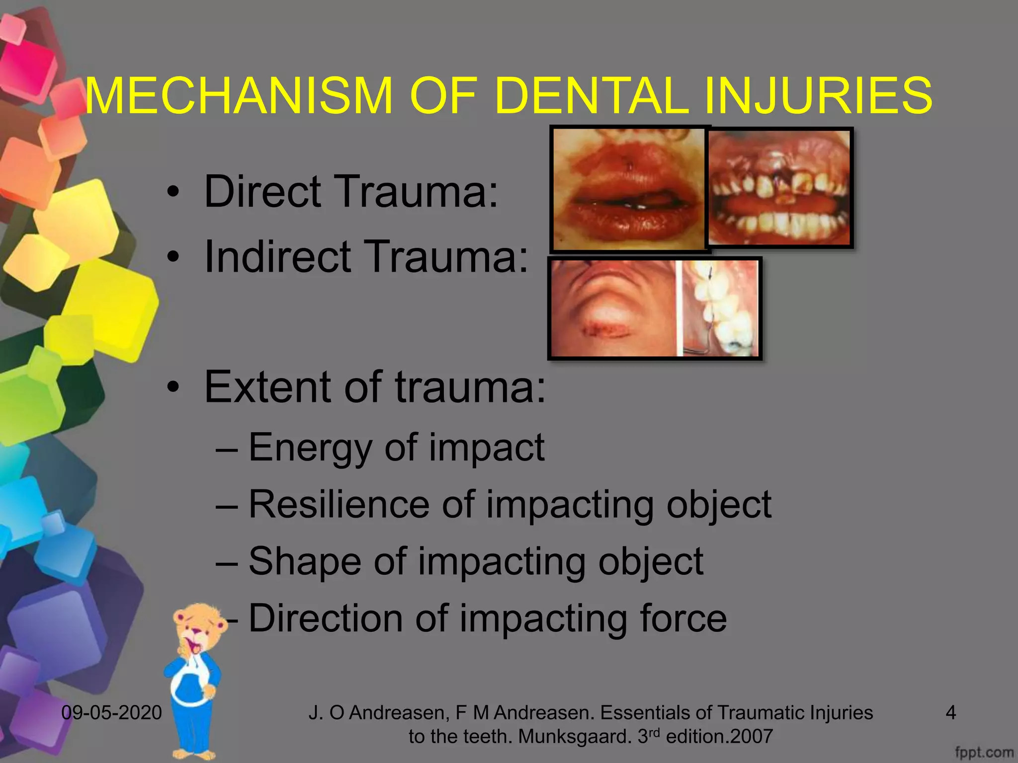Traumatic Dental Injuries to Permanent Teeth | PPT