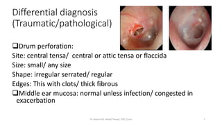 Traumatic ear conditions | PPTX