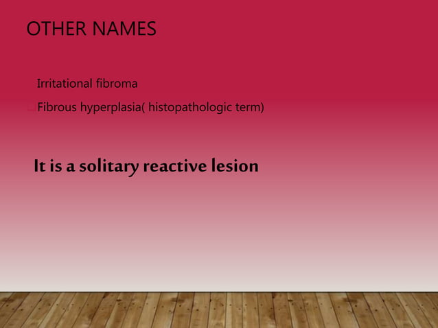 Traumatic fibroma made easy | PPTX | Ear, Nose and Throat Conditions ...