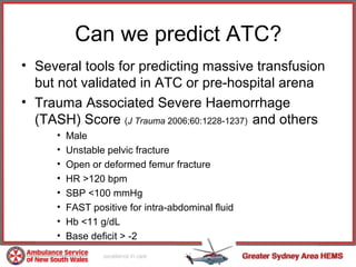 Traumatic haemorrhage | PPT