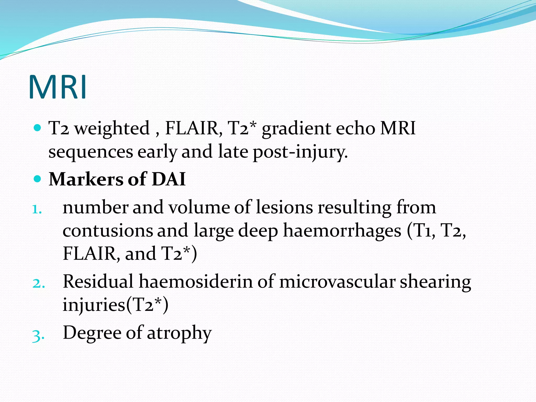 Traumatic head injury | PPTX
